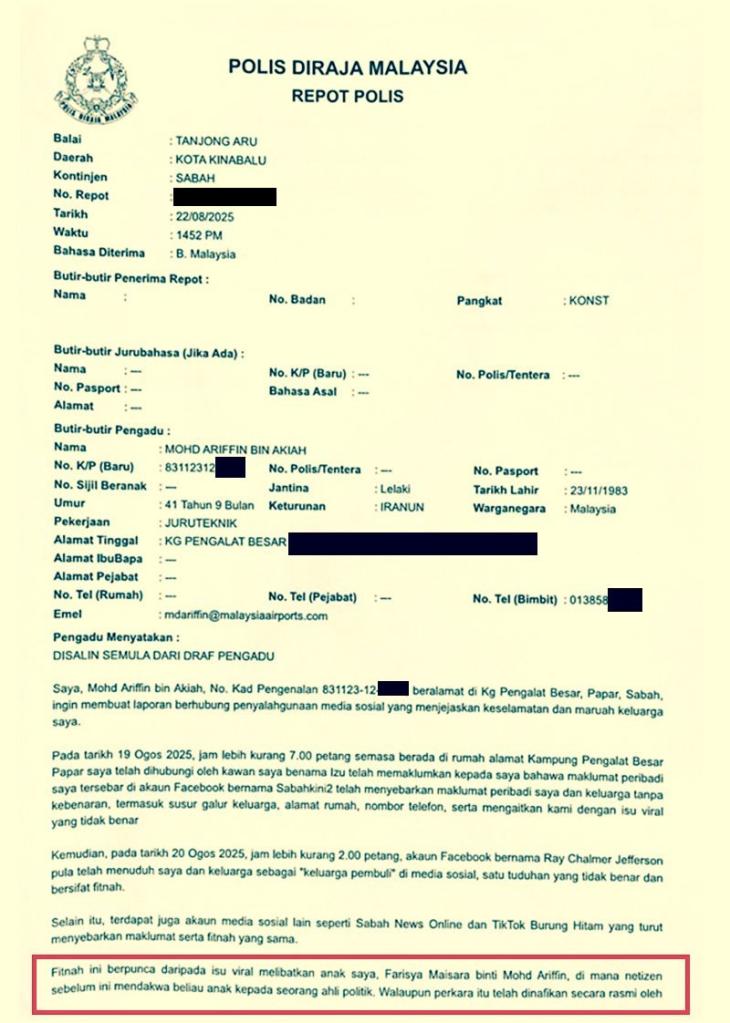 Bukti Sah: Mohd Ariffin Akiah akui Farisya Maisara anaknya, fitnah ...
